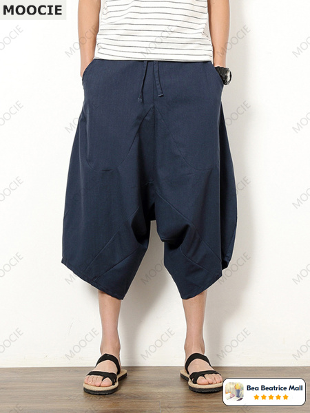 Капри Мужской MOOCIE суровый темно-синий Микрополиэстер Повседневный, размер 58 Лето Китай ...