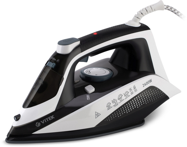 Утюг Vitek VT-8313 белый/черный купить на OZON по низкой цене (2993765082)
