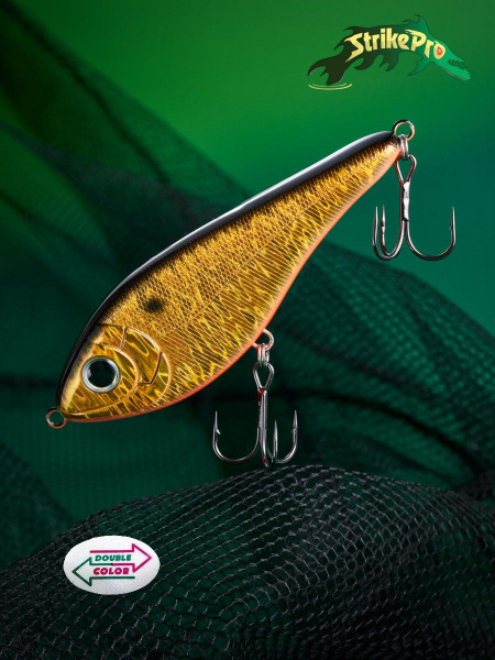 Воблер Джеркбейт (Jerkbait) STRIKE PRO Джеркбейт, 65.9 г, 0.5-4 м ...