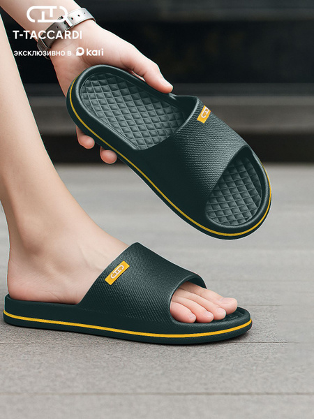 Шлепанцы Мужской T.TACCARDI, размер 40 EVA Открытый нос, Анатомическая стелька Стандартный ...