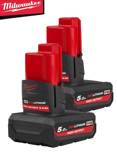 Milwaukee M12HB5 Аккумулятор 12V REDLITHIUM HIGH OUTPUT 5.0 Ач Высокая ...