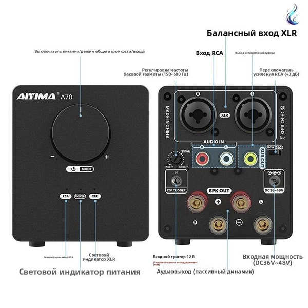 AIYIMA 48V5A A7O (с европейским блоком питания) усилитель мощности купить на OZON по низкой цене ...