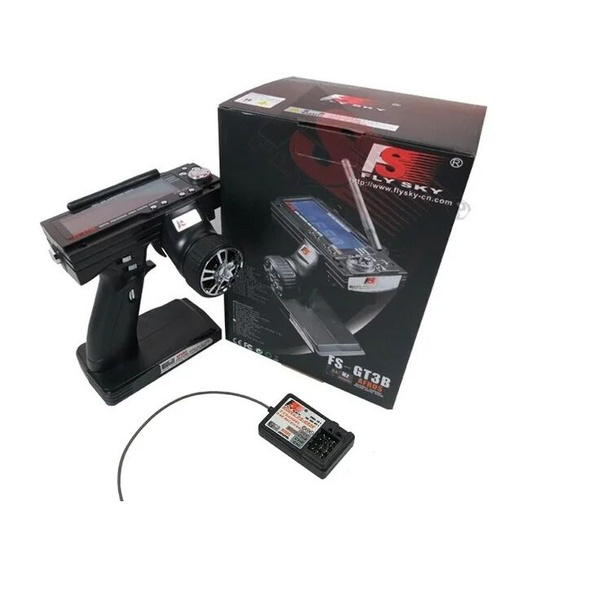 Flysky FS-GT3B FS GT3B 2.4G 3CH Gun RC System Transmitter с приемником ...