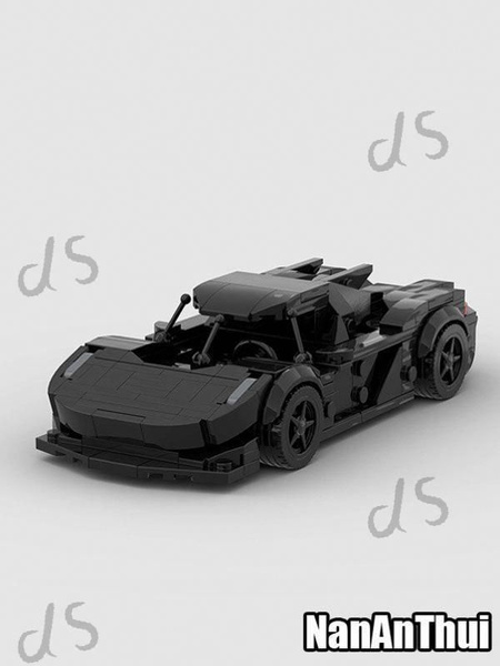 Строительный блок автомобиля Konisek Moc собранная игрушка из мелких ...