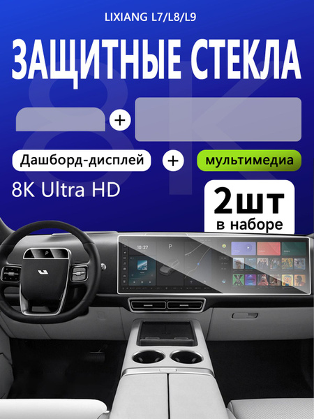 Защитное стекло на экран LIXIANG L7/L8/L9 (2 шт.) для Lixiang L7, Lixiang L8, Lixiang L9 ( Li7 ...
