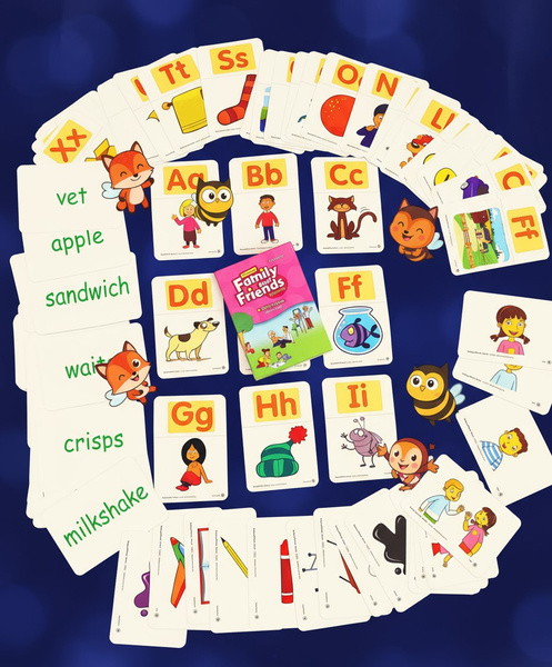 Карточки Family and Friends Starter Комплект Flash Cards с Рисунками ...