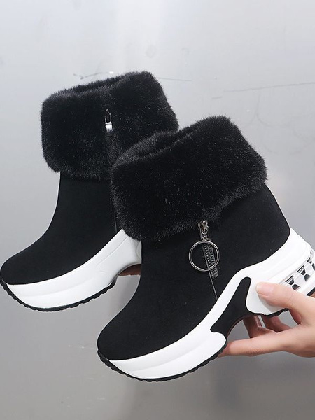 Сапоги Женский MOOCIE унты, размер 37 черный сапфир Бег Зима Китай Молния купить c доставкой на ...