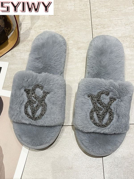 Тапочки Женский SYJWY, размер 36, 37 R (средняя) ночной синий, холодный фиолетовый Легкая модель ...