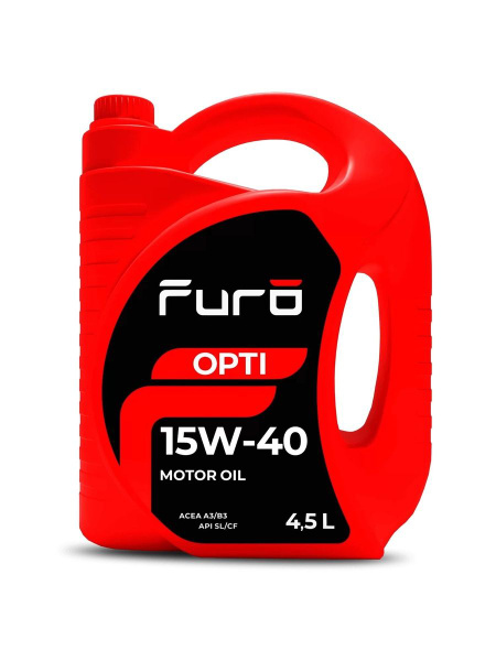 Масло моторное FURO OPTI 15W-40 Минеральное 4.5 л 15W40FR021 купить c ...