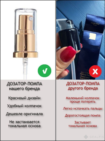 Дозатор помпа для тонального крема 1 шт., подходит для E L Double Wear ...