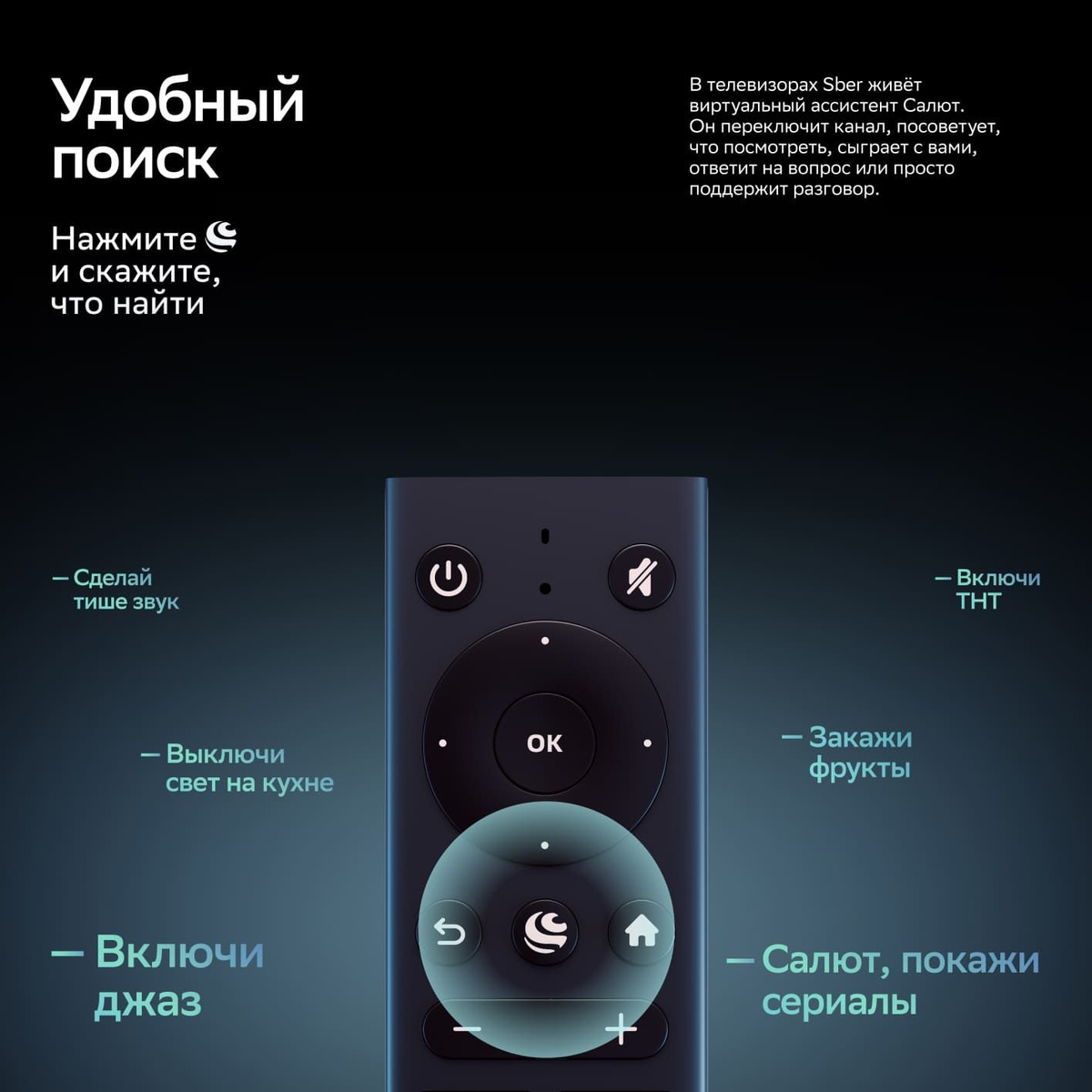 Купить телевизор Sber SDX-65U4125 65" - купить с доставкой по выгодным ценам в интернет-магазине ...