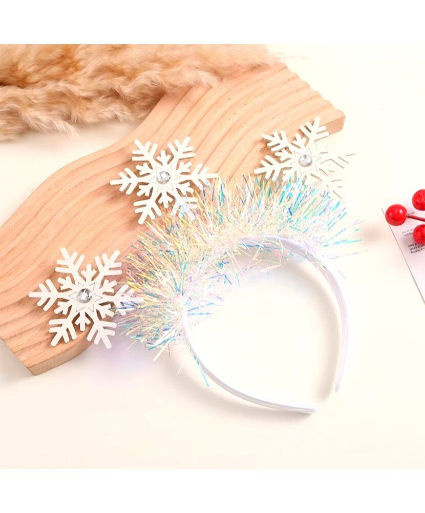 Новогодний ободок "Три снежинки" (20772) купить c доставкой на OZON по ...