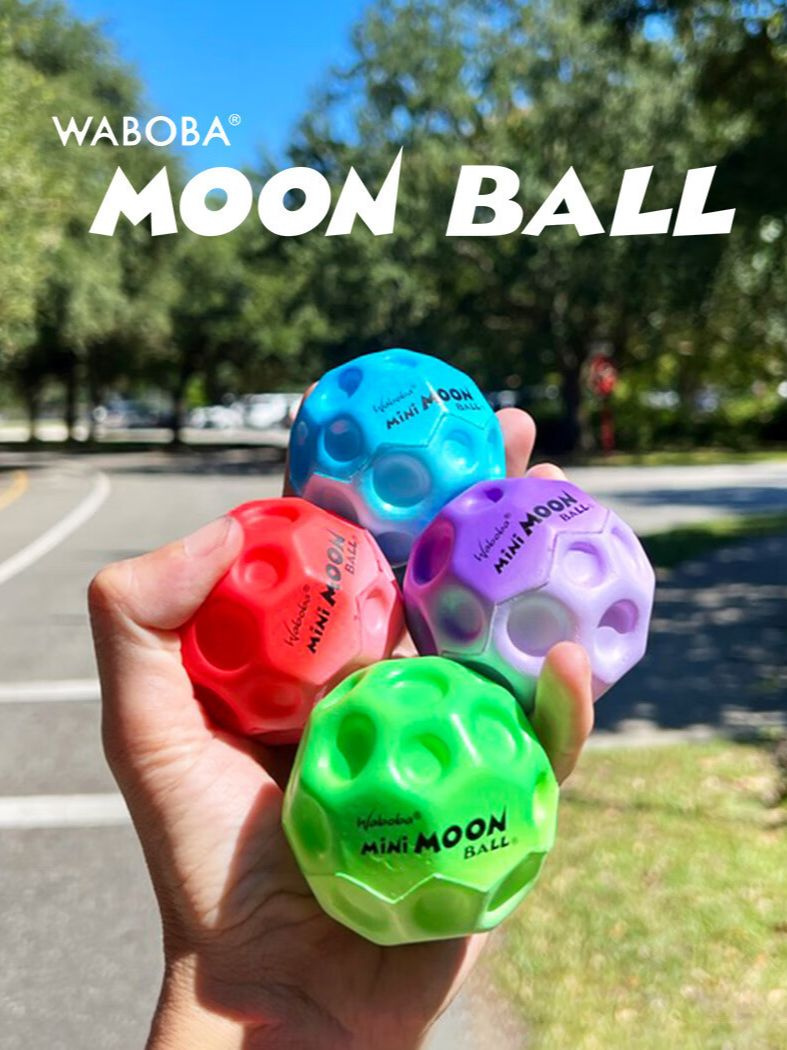 WABOBA MiNi Moon ball Высокоэластичный мяч, декомпрессионная игрушка ...