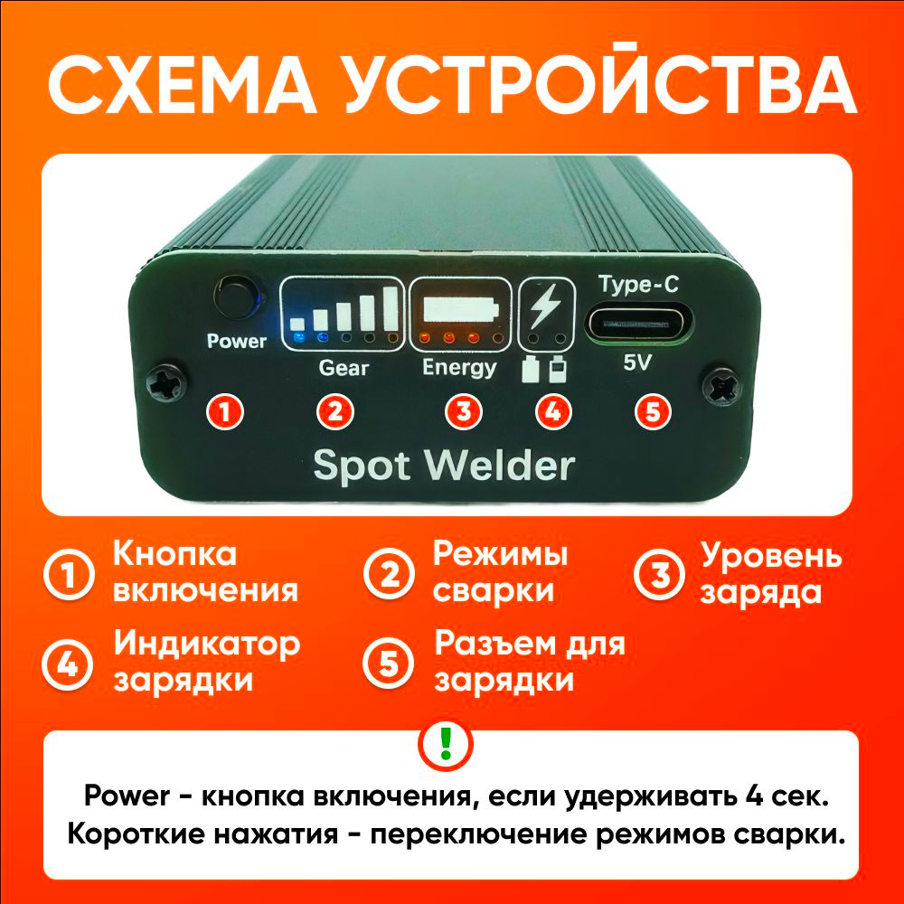 Сварочный аппарат точечный, портативный купить на OZON по низкой цене ...