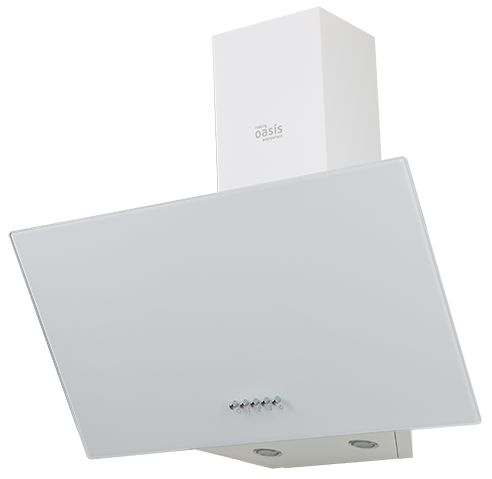 Вытяжка наклонная кухонная making Oasis everywhere NP-60W белая, 600 куб.м/ч, 60 см купить на ...