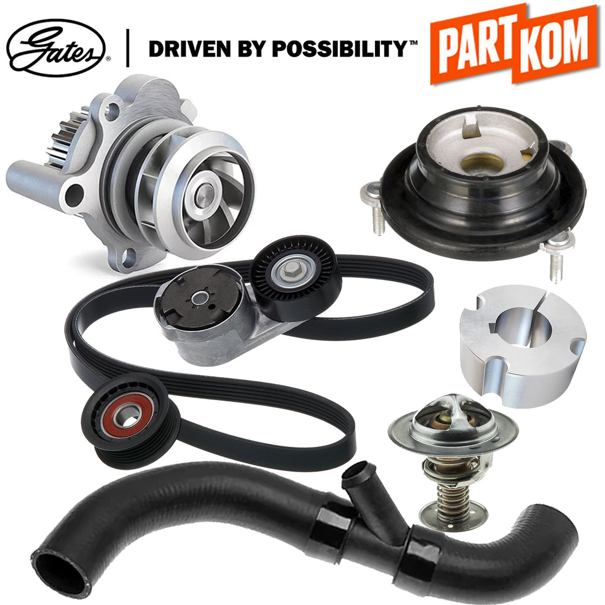 Поликлиновой ремень привода вспомогательных агрегатов Micro-V GATES ...