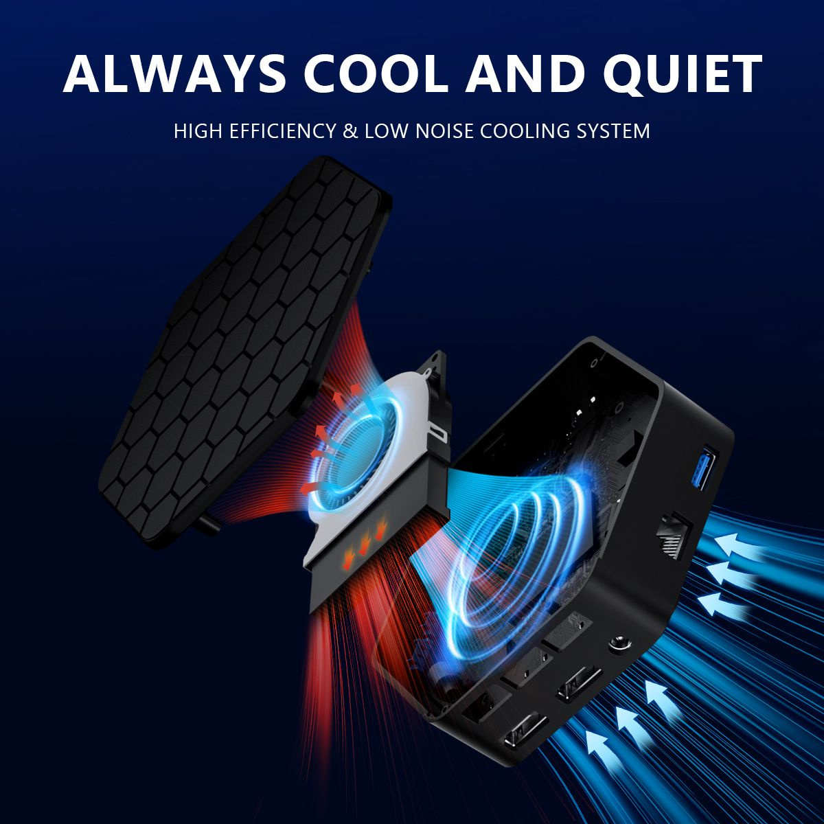 Мини-ПК (Intel N150, RAM 16 ГБ, SSD 512 ГБ, Intel UHD Graphics, Windows ...