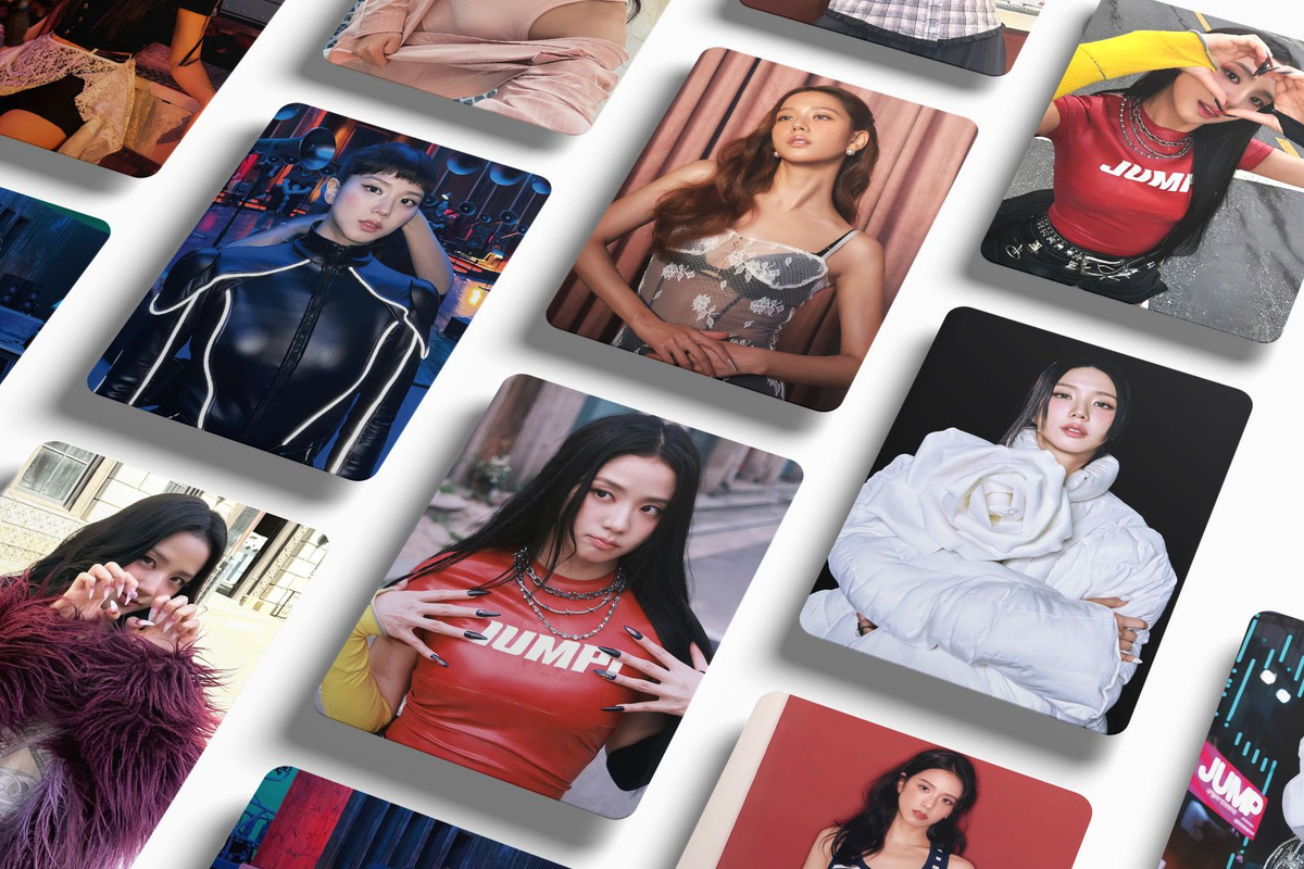 KPOP 127шт/коробка BLACKPINK SOLO JISOO Фотокарточки JUMP LOMO Card ...