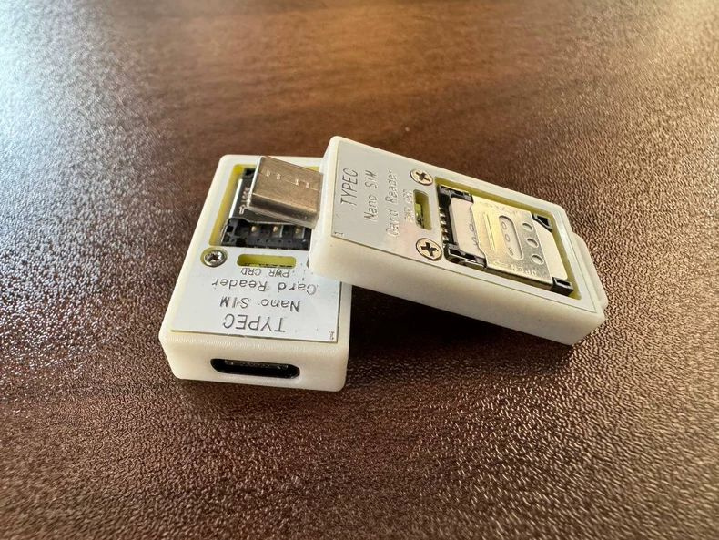 Type-C Nano SIM кард-ридер Поддержка STK/9esim/5ber/PlanB/ST33/eUICC ...