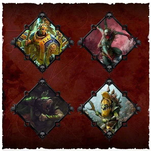 Warhammer Age of Sigmar миниатюры Maggotkin of Nurgle: Sloven Knights ...