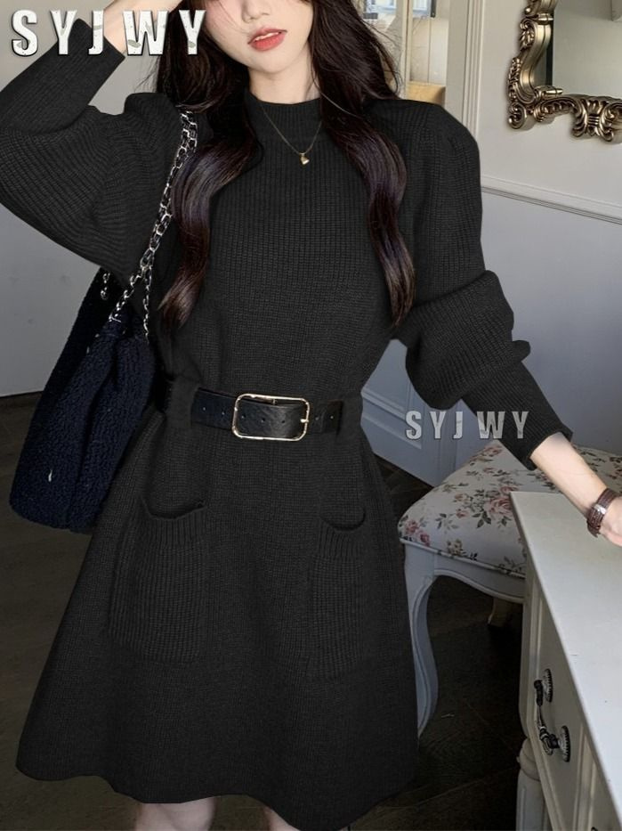 Платье Женский SYJYW молочный Повседневный Длинный Полиэфирное волокно Кружево, размер 38 Другое ...