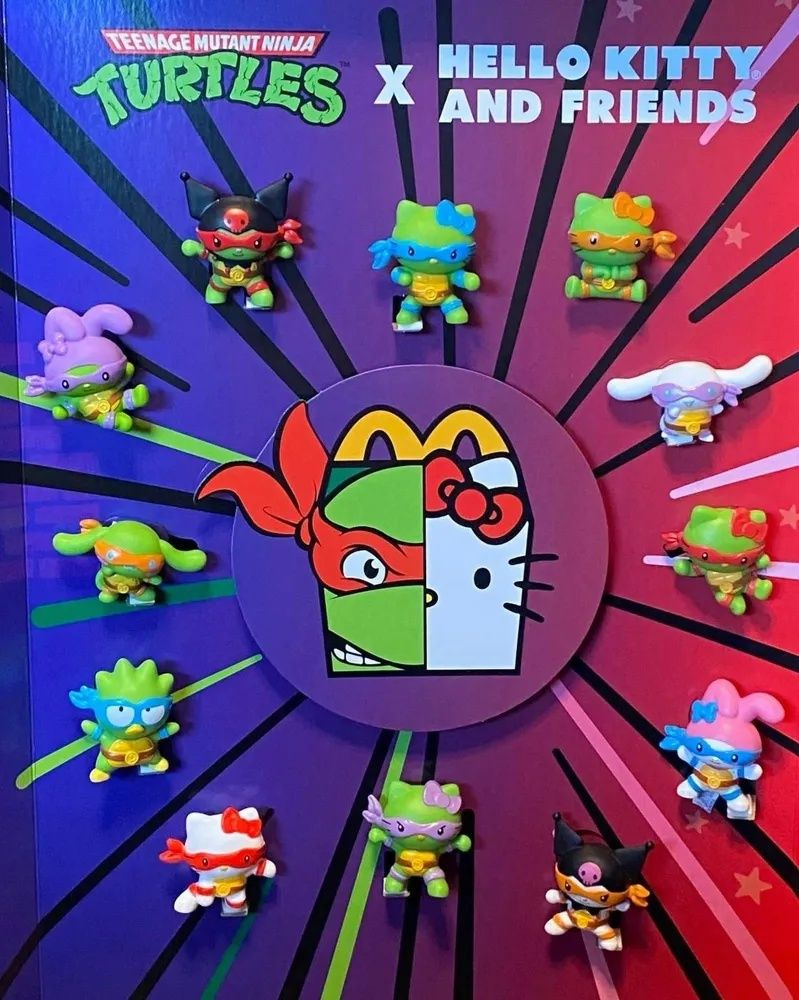 Мcdonald's Игрушка " Teenage Mutant Ninja Turtles X Hello Kitty And ...