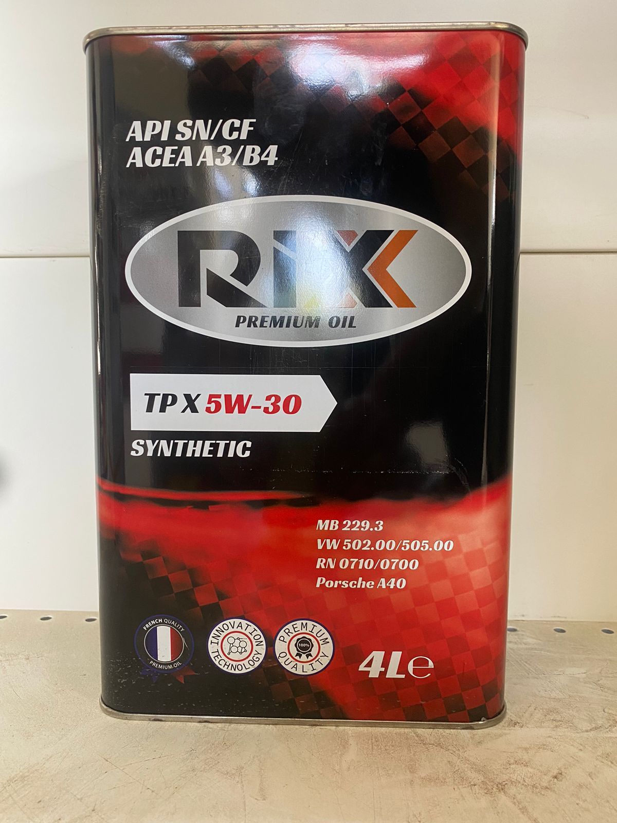 Масло моторное RIXX масло моторное 5W-30 Синтетическое 4 л RX0012TPX ...