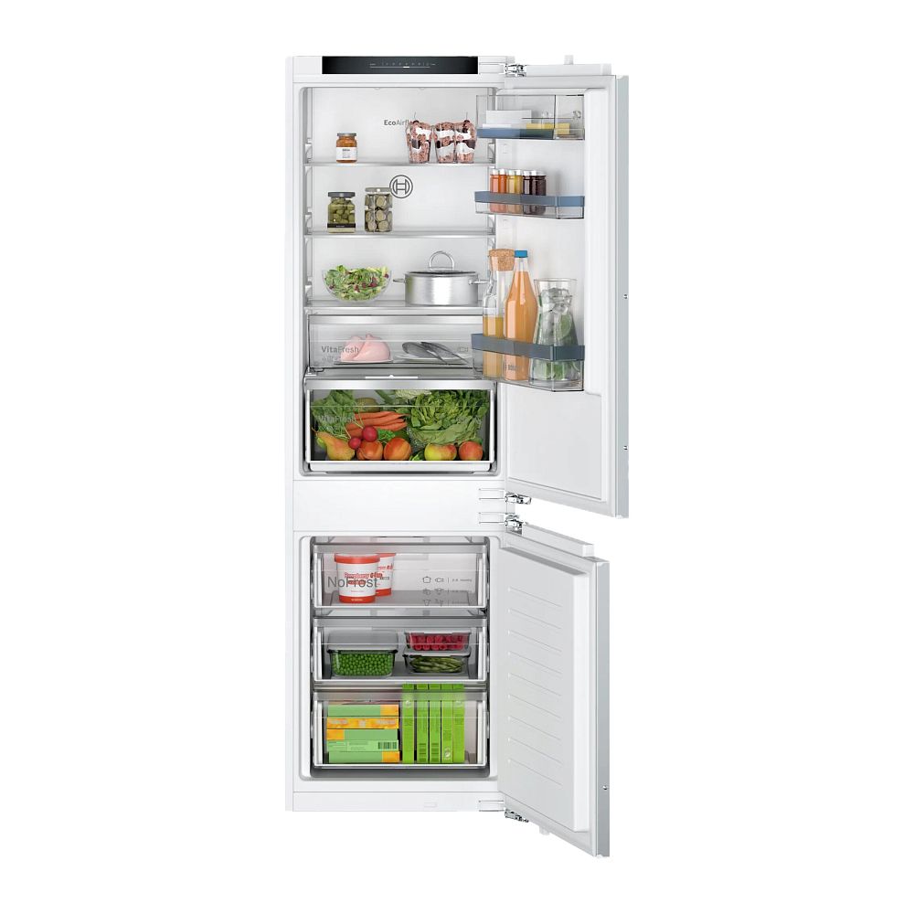 Встраиваемый холодильник Bosch KIN86VFE0, двухкамерный, A++, 260 л ...