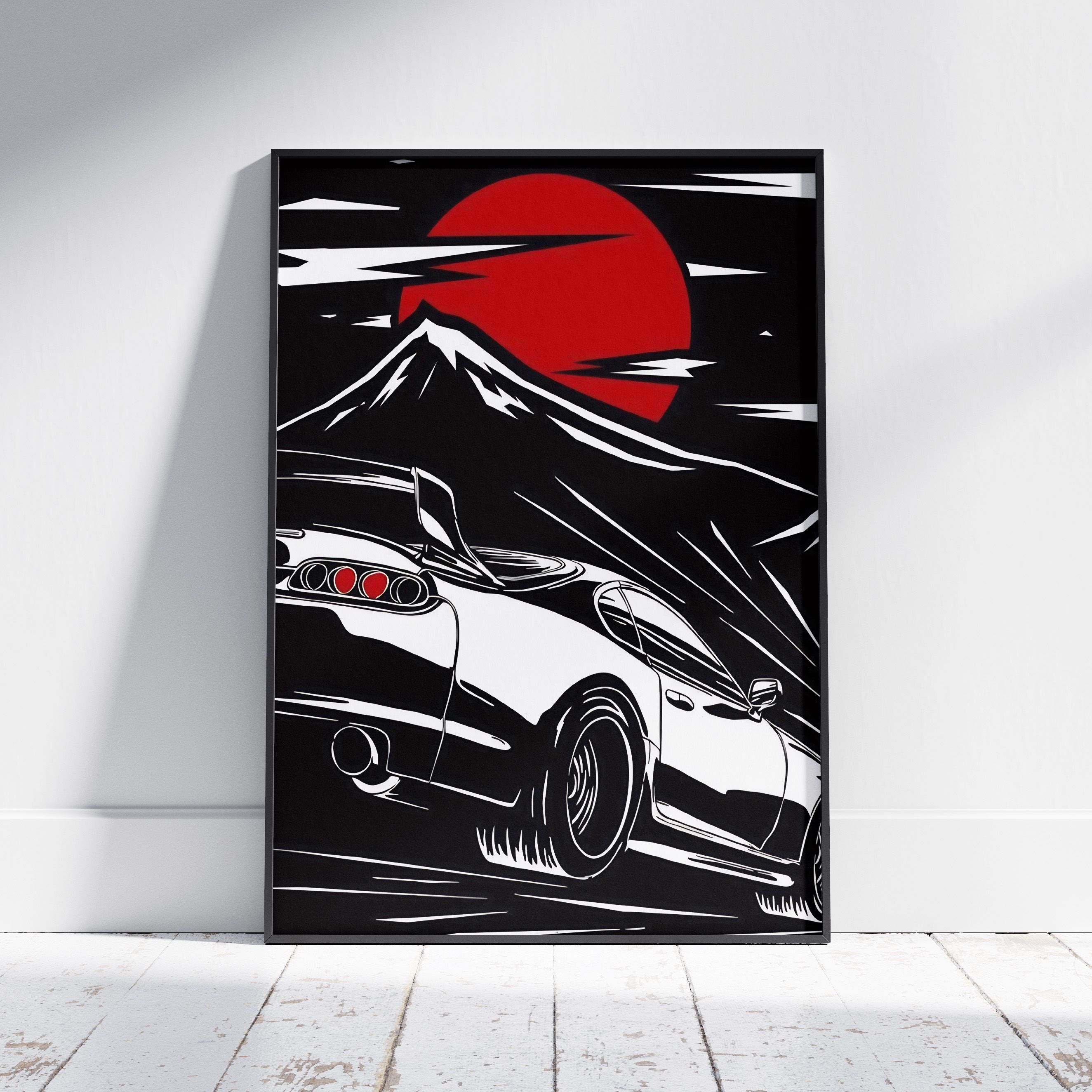 Постер HEAVEN POSTER Люди, Арт Toyota Supra MK4 7, 30 21 купить c ...