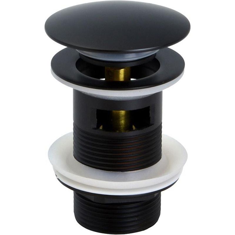 Донный клапан Orange X1-004b click-clack Черный матовый купить на OZON ...