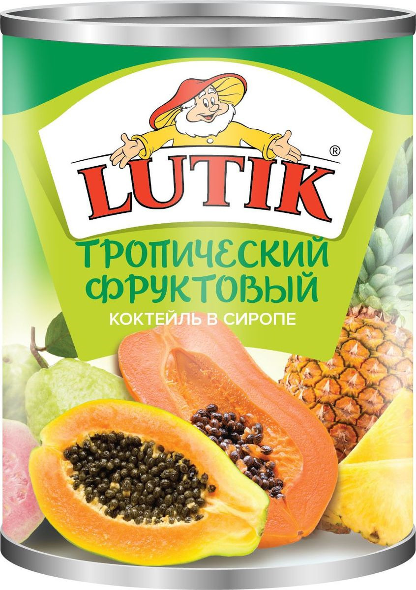 Тропический фруктовый коктейль Lutik, 580 мл купить на OZON по низкой ...