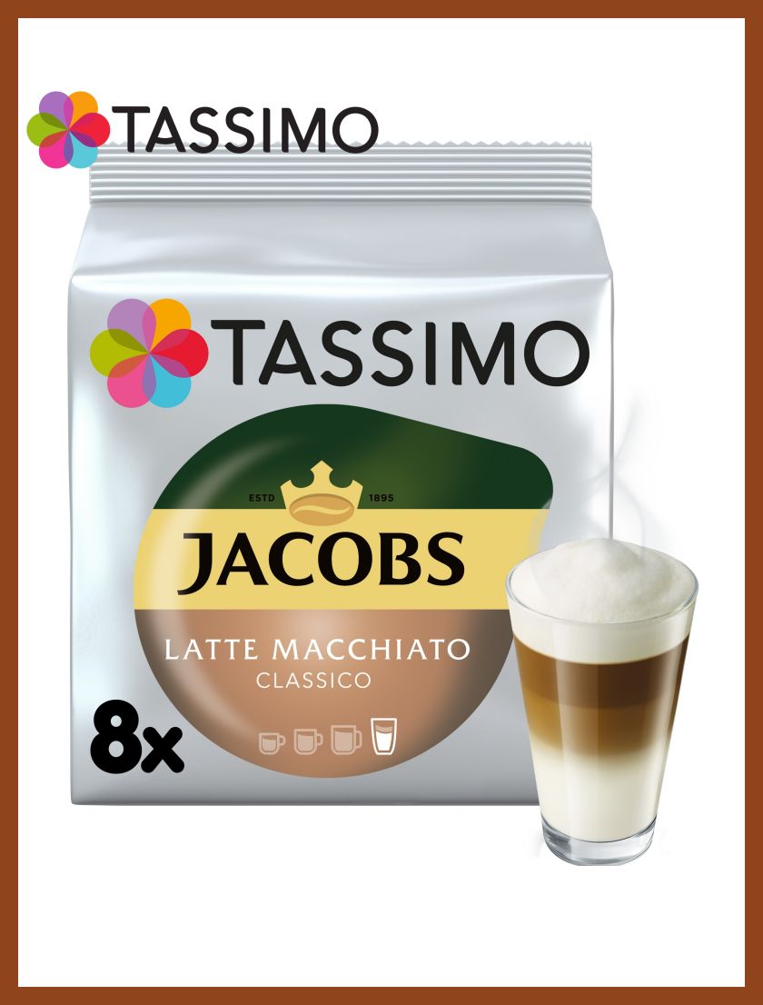 Kapsulki TASSIMO Jacobs Latte Macchiato Classico do ekspresu Bosch ...
