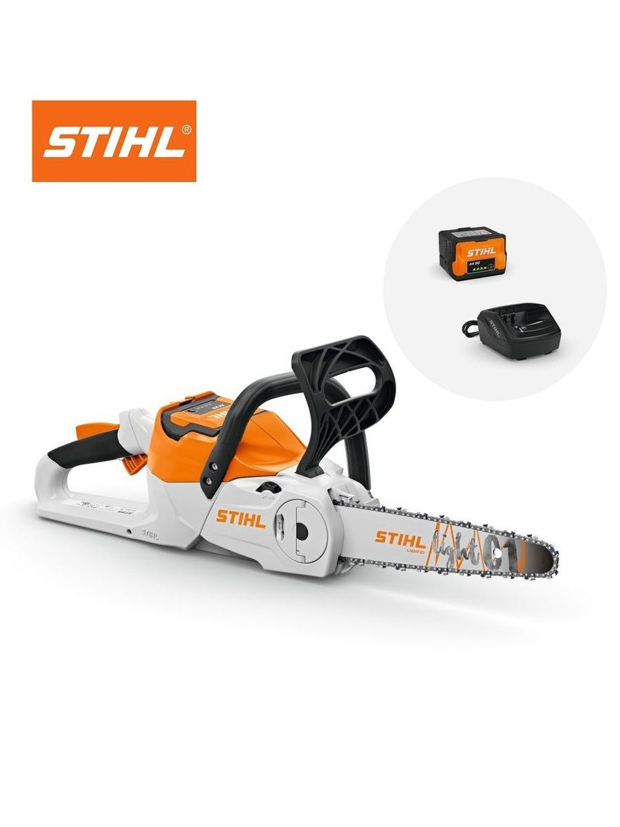 Пила Аккумуляторная Цепная STIHL MSA 60C, 36 В, 1 Акб AK20, 4.0 Ач, Зу ...