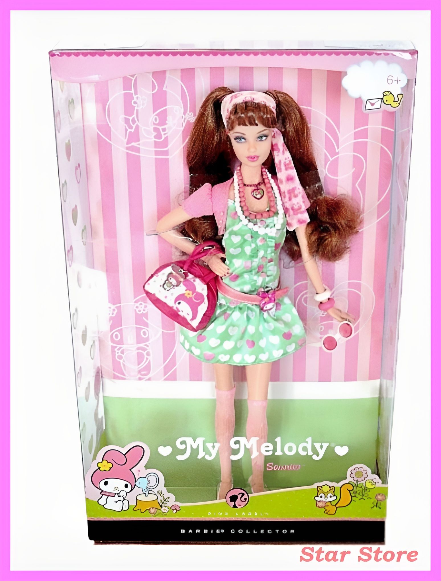 Barbie doll my melody Коллекционное издание мелоди Барби купить на OZON ...