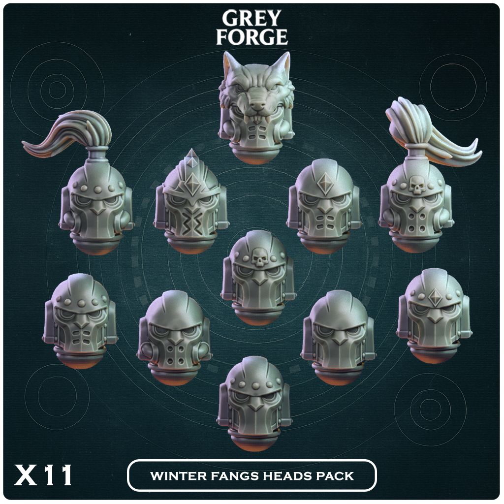 Warhammer 40000 Space Wolves Upgrade Pack / Набор битсов / Grey Forge ...