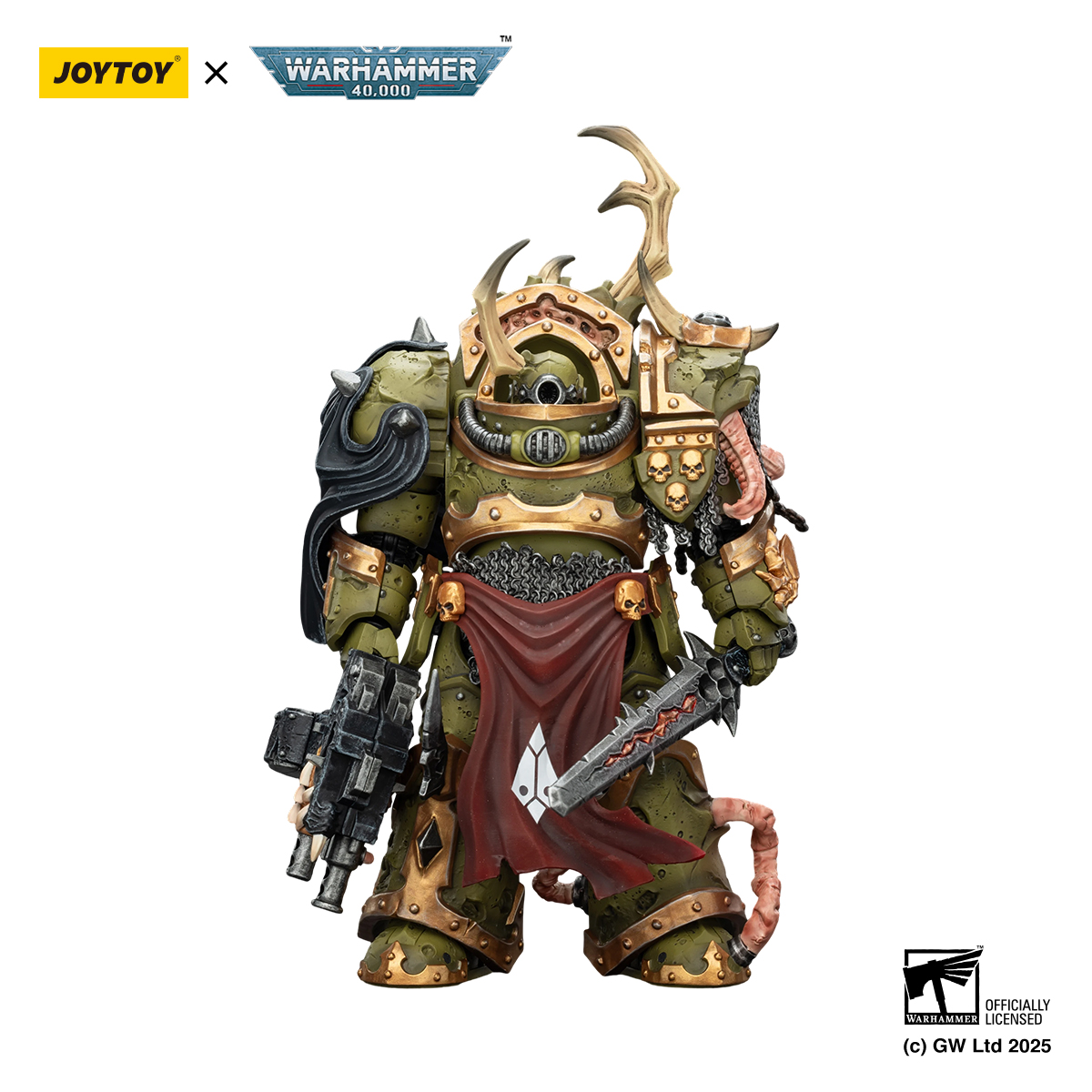 Подвижная фигурка JOYTOY Warhammer Death Guard Blightlord Terminator 3 ...