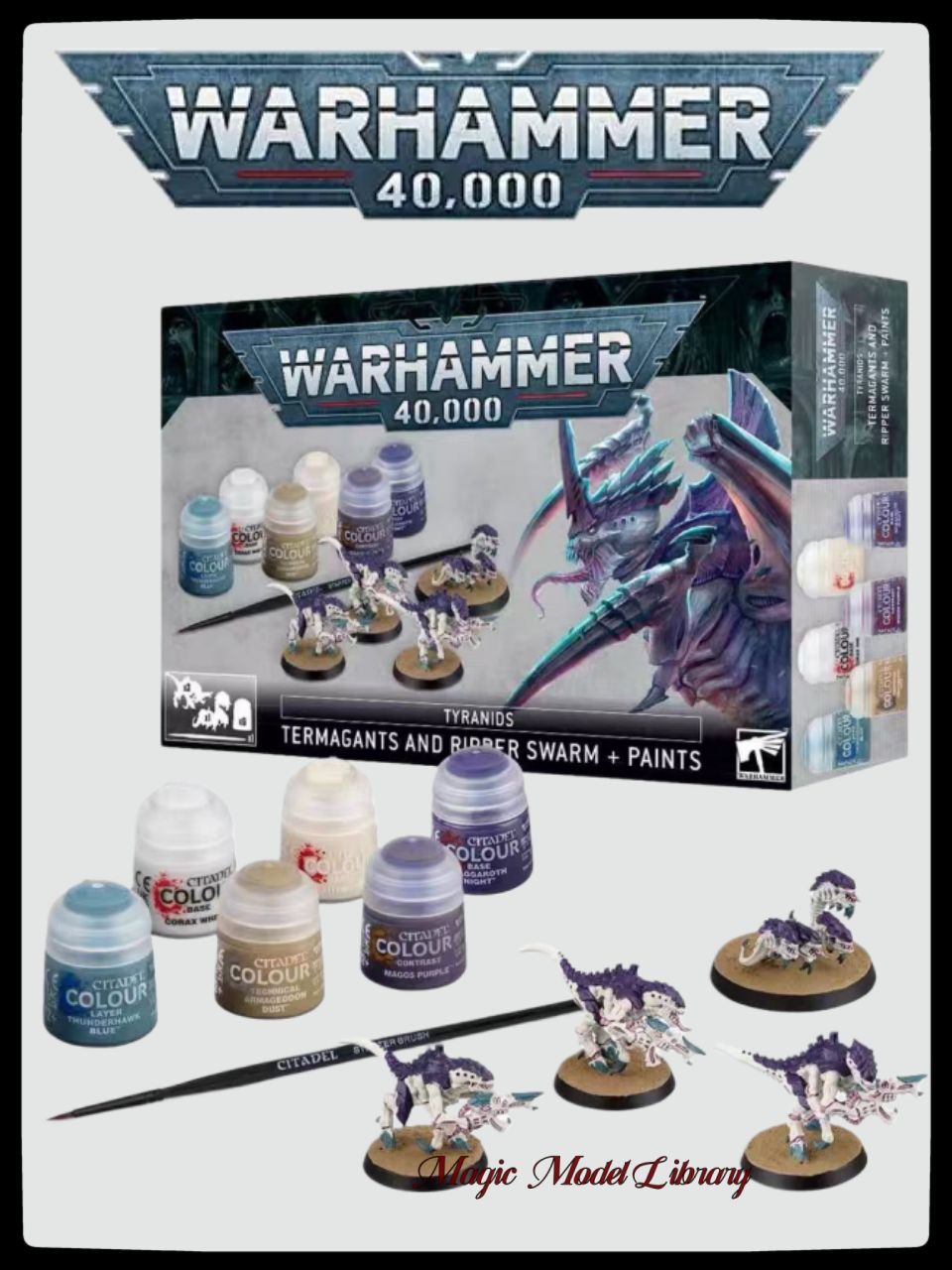 фигурки Warhammer 40k - Tyranids: Termagants And Ripper Swarm +Paints ...