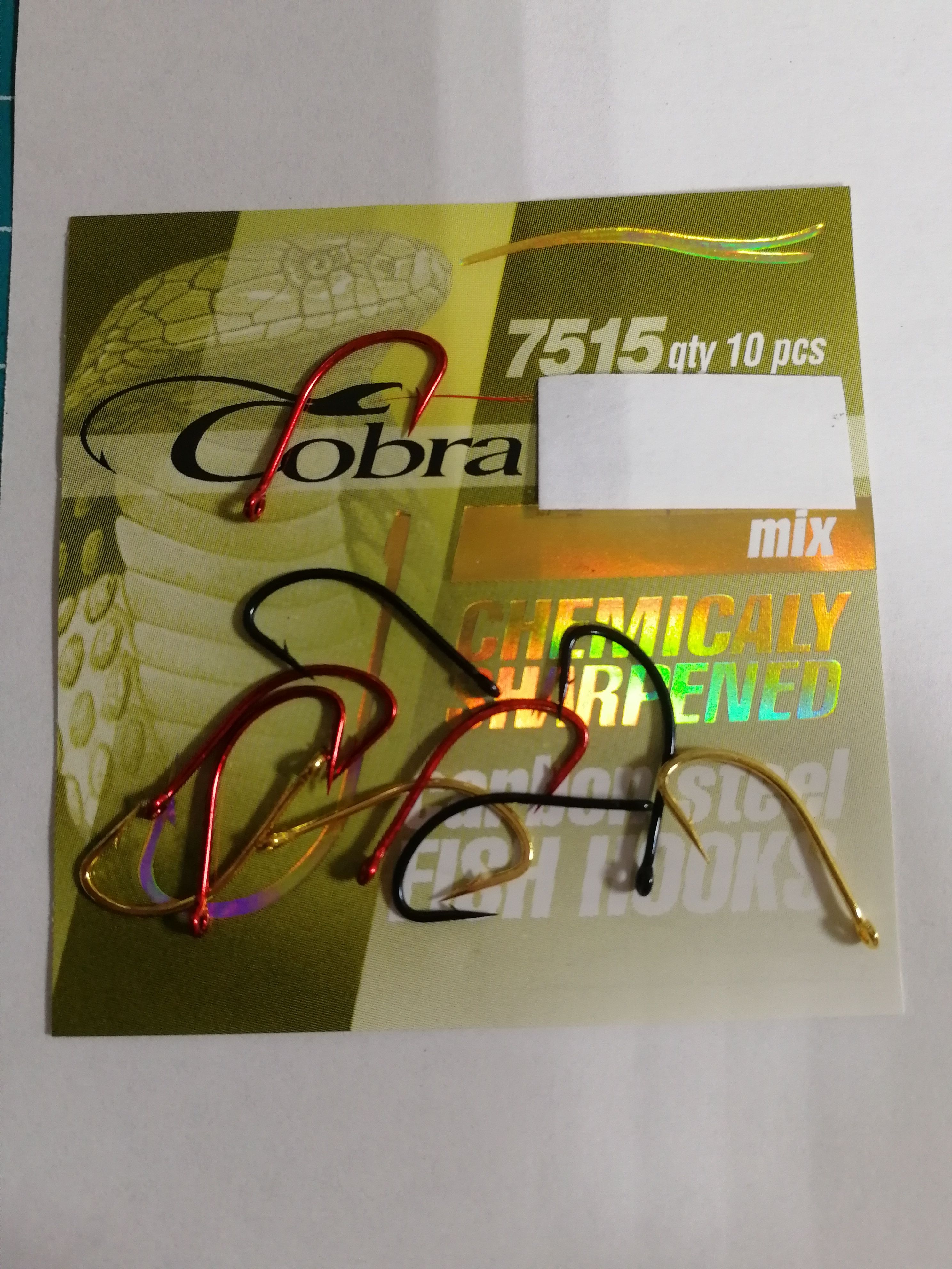 Крючки Cobra MIX сер.7515 разм.008 10шт. купить на OZON по низкой цене ...