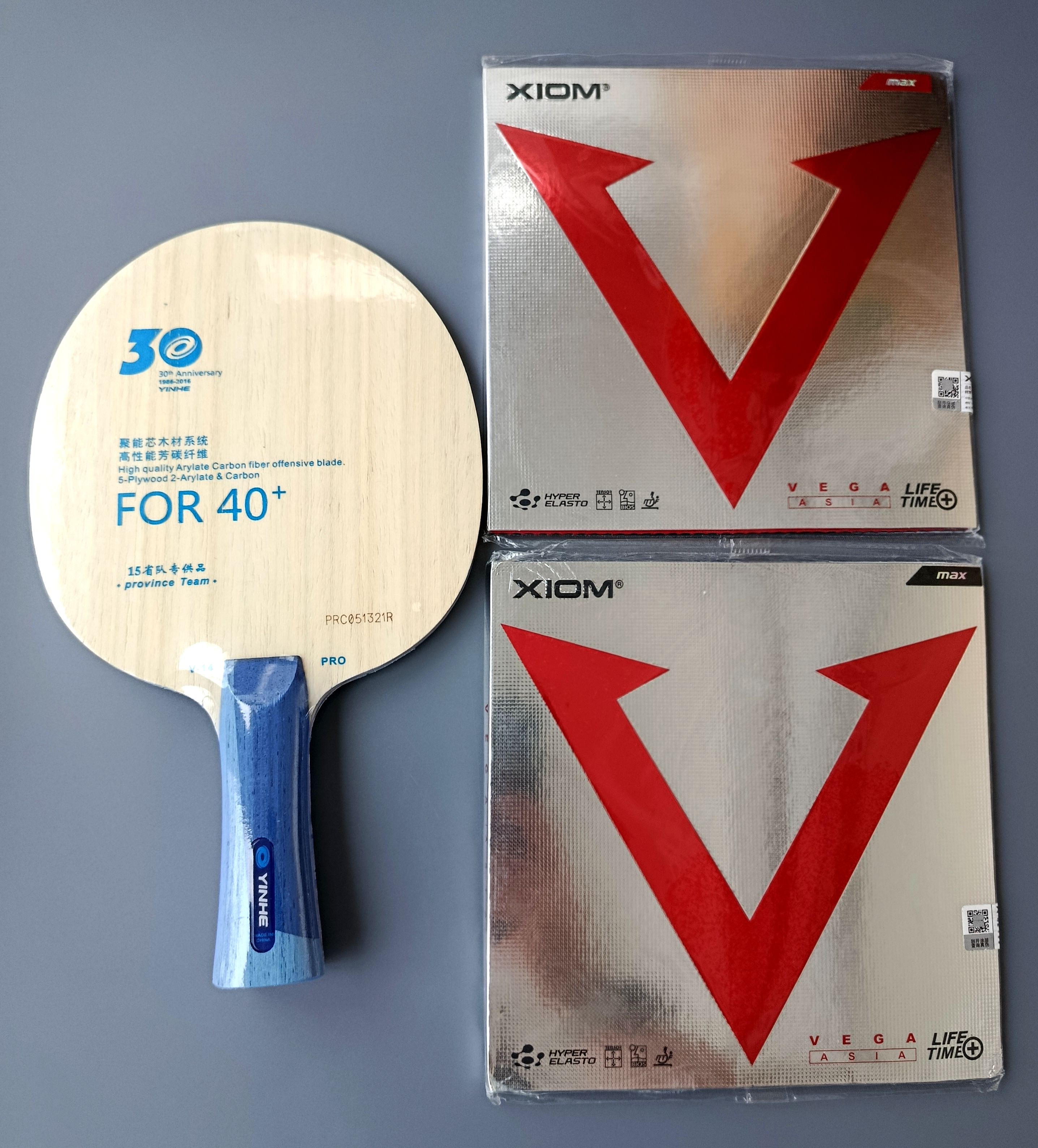 Ручная сборка! Yinhe V14 pro ALC + Xiom vega Asia / Ракетка для ...