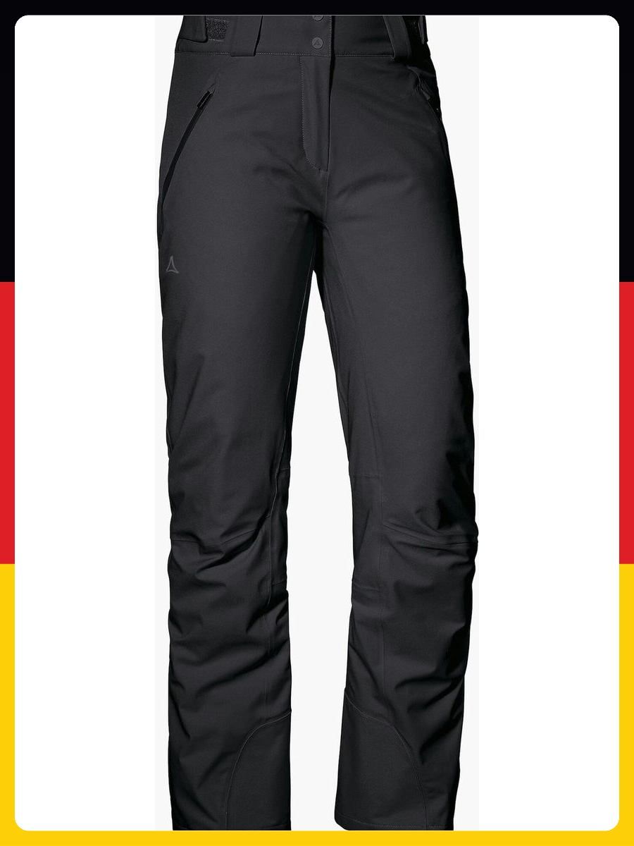 Брюки Женский Schoffel черный для спорта Спортивный, размер 52 На любой ...