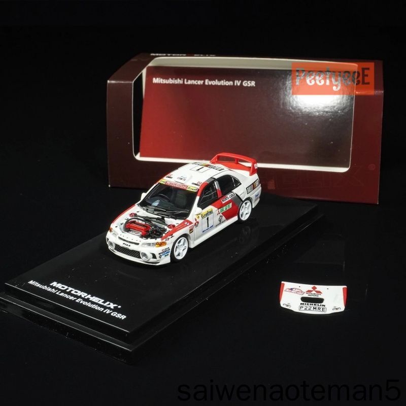Модель автомобиля Motorhelix-MH 1/64 Mitsubishi EVO4 GSR из литого ...
