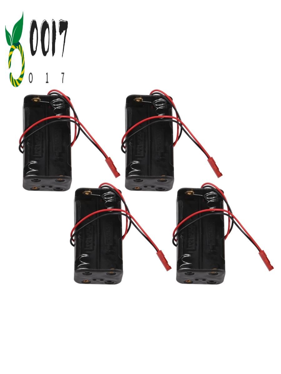 (E R O X) 4Pack 6V 4XAA Аккумуляторный контейнер Чехол Держатель Pack ...