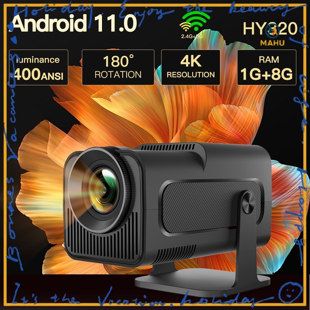 WEMI Гобо-проектор Projector HY320, черный, белый купить на OZON по ...