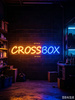 Светодиодная неоновая вывеска CROSS BOX размером 8020 см, изготовленная ...