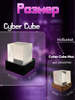 Cyber Cube, Голографический куб GeekMagic Mini WiF с настольными часами ...