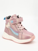 Ботинки Девочки KENKA розовый, размер 24 Демисезон R (средняя) Молния, Шнурки Платформа ...