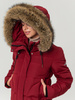 Парка Женский S. Flint Lock бордовый, размер 52 Зима Россия купить c ...