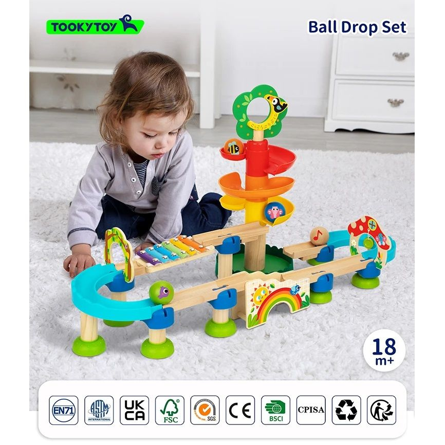 Деревянный лабиринт мульти-трек головоломка с шариками - купить с ...