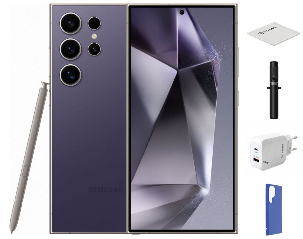 Смартфон Samsung SM-S928 Galaxy S24 Ultra + комплект аксессуаров для ...