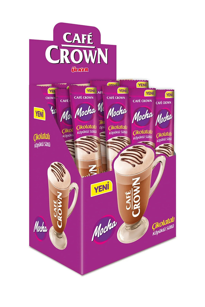 Кофе растворимый турецкий Мокко шоколад ULKER CAFE CROWN MOCHA 24 ...